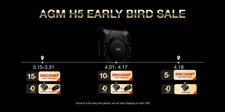 AGM H5 Impression - World’s First Rugged Smartphone With Android 12