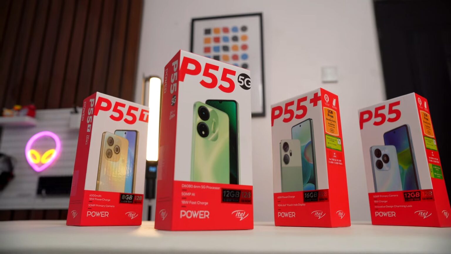 itel P55 Series Comparisons: itel P55, P55+, P55T & P55 5G - Budget ...